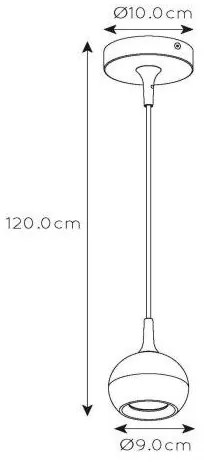 Lucide 09434/01/31 - Lustr na lanku FAVORI 1xGU10/5W/230V bílá
