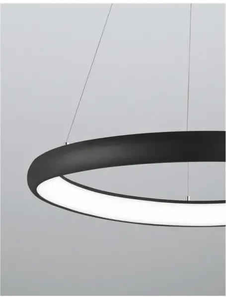 LED lustr Albi 60 černé