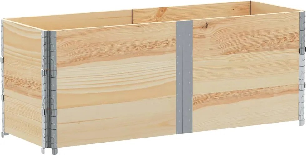 Zahradní truhlík 150 x 50 cm masivní borové dřevo 3295435