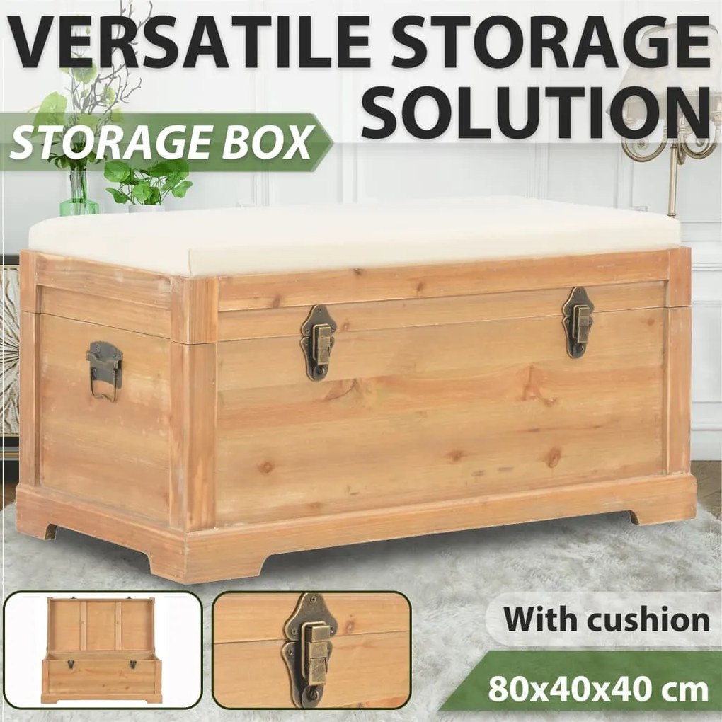 Úložný Box Se Sedákem 80 X 40 X 40 Cm Mdf