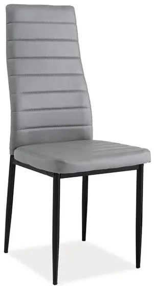 Casarredo Jídelní čalouněná židle H-261 BIS C šedá/černá
