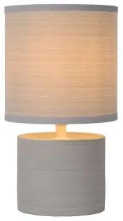 Lucide GREASBY - stolní lampa - Ø 14 cm - Šedá 47502/81/36