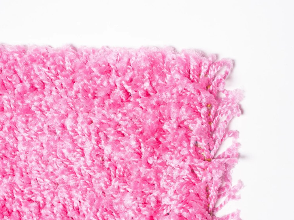 Mono Carpet, Kusový koberec Efor Shaggy 7182 Pink, 200x290, růžová, dětský pokoj
