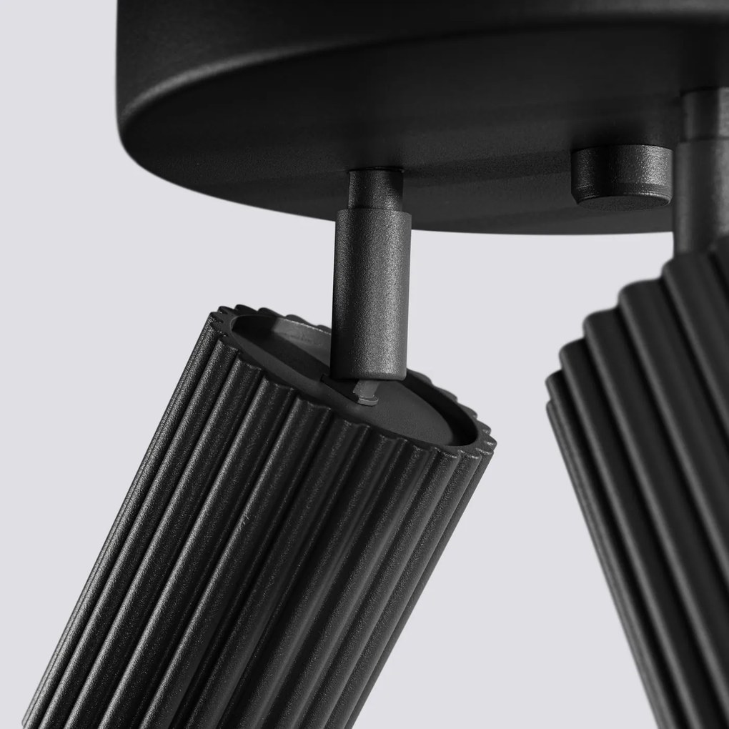 Sollux Lighting Stropní svítidlo KARBON 3P Černá