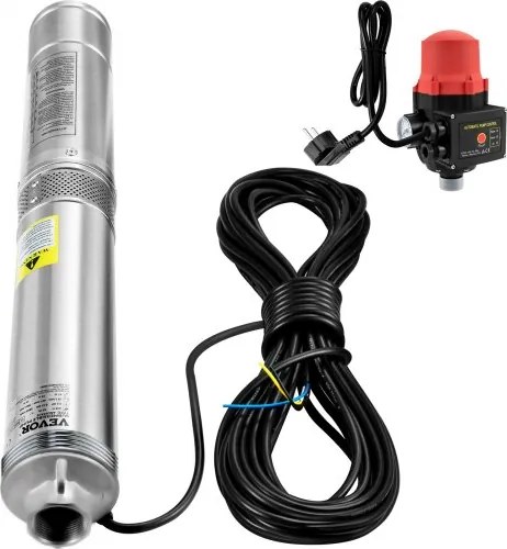 Ponorné čerpadlo do hlubokých studní, 750 W 230 V/50 Hz, 105 l/min. 62 m hlava, 20 m