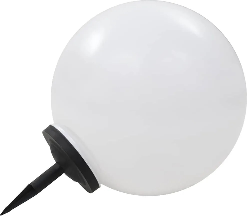 Zahradní solární lampy 2 ks LED kulovité 40 cm RGB 277129