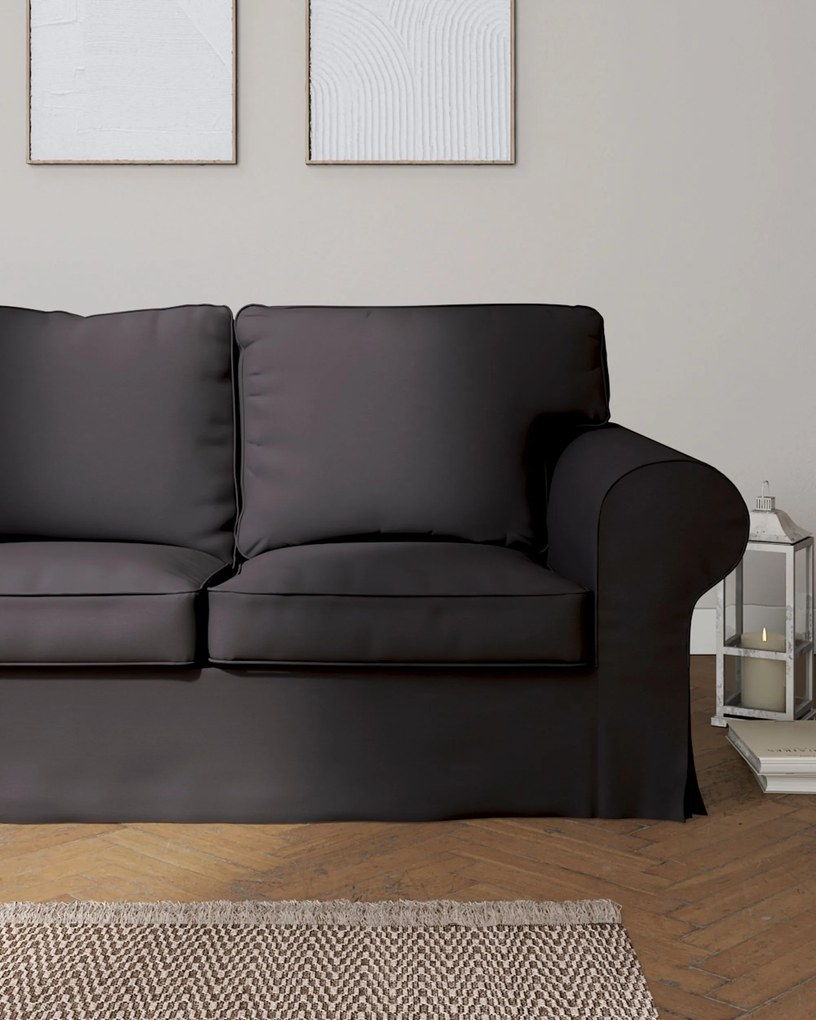 Potah na pohovku IKEA Ektorp 3-místná, rozkládací STARÝ MODEL PIXBO barva šedá