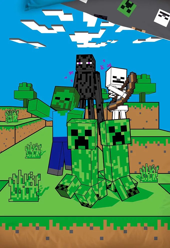 Dětské povlečení Minecraft Mob Monsters
