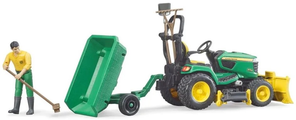 Bruder 62104 Zahradní traktor John Deere s figurkou