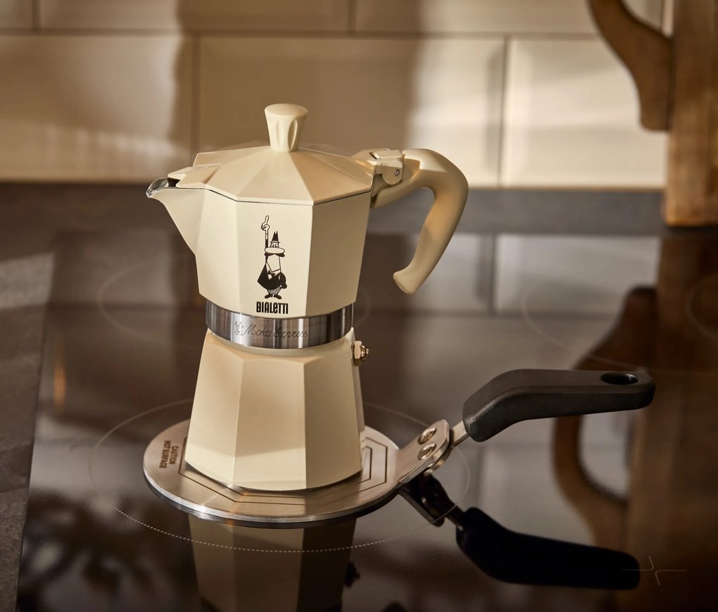 Bialetti Moka Express, 190 ml, krémová