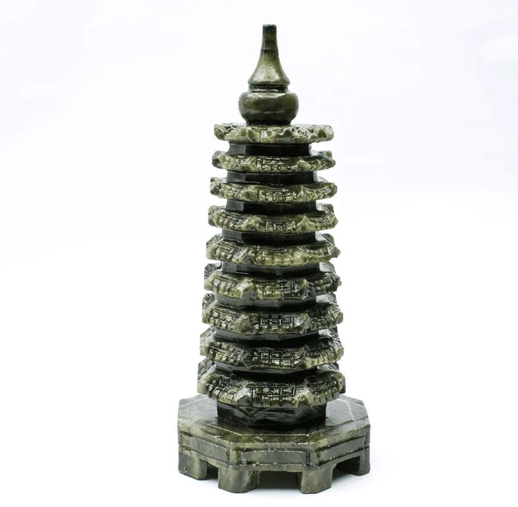 Milujeme Kameny Pagoda - nefritová soška - Feng shui - malá