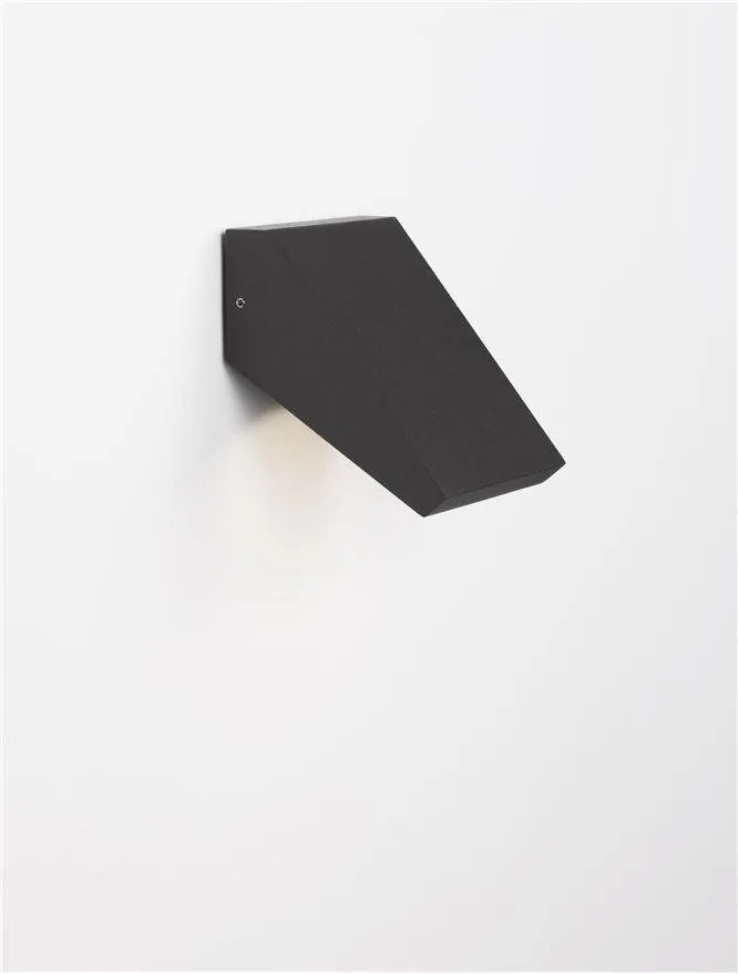 NV 9492620 Venkovní nástěnné svítidlo PARRIS antracitový hliník a čiré sklo LED 8.6W 3000K 220-240V 101st. IP65 - NOVA LUCE