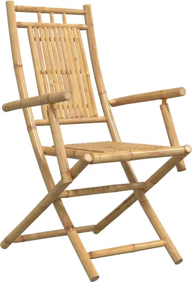 Skládací židle 8 ks 53x66x99 cm bambus 3278516