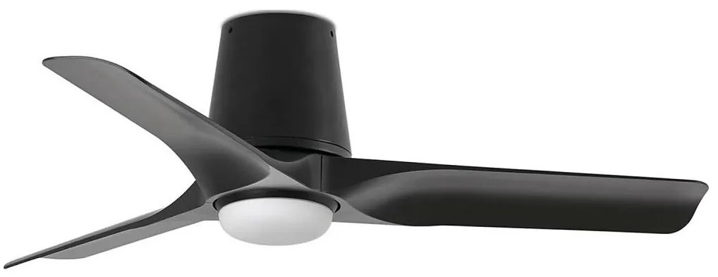 FARO Barcelona FARO 33827-1TW - LED Stm. str. vent. HEY TUB S LED/10W/230V černá pr. 90 cm + DO 33827-1TW