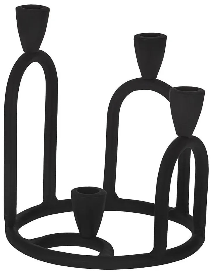 Eglo 422106 - Svícen JELLICOE 22,5x19,5 cm černá 422106