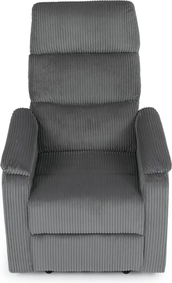 Sedací souprava, polohovací, šedá, manšestrová látka, ASD-C5981 GREY6