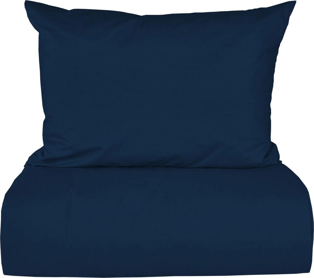 Povlečení Tmavě Modré 140X200 Jednobarevné Navy Blue Bavlněné Mládežnické