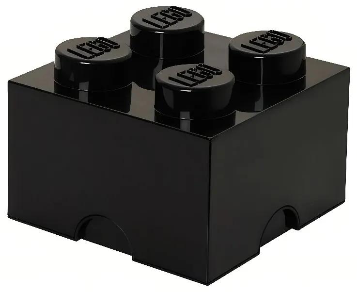 OnaDnes -20% Lego® Černý úložný box LEGO® Smart 25 x 25 cm