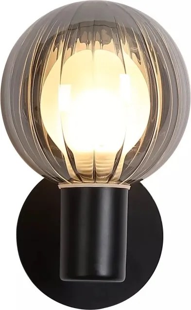 Searchlight 30506BK Nástěnné svítidlo LUMINSPHERE černé IP44