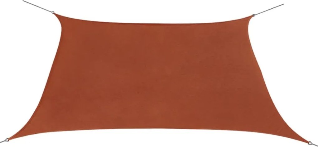 vidaXL Stínící plachta oxfordská látka čtvercová 3,6 x 3,6 m [42302] Barva: Cihlová