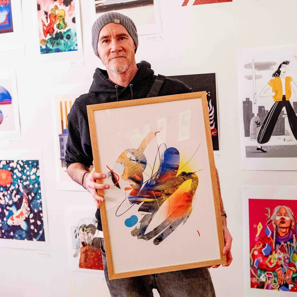 Martin Kafes33 Hirth | Obíhající ticho Rám: Bez rámu, Velikost: 30 x 20 cm
