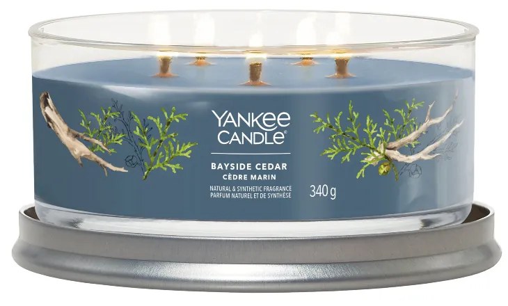 Yankee Candle Signature Tumbler střední Bayside Cedar, 340g