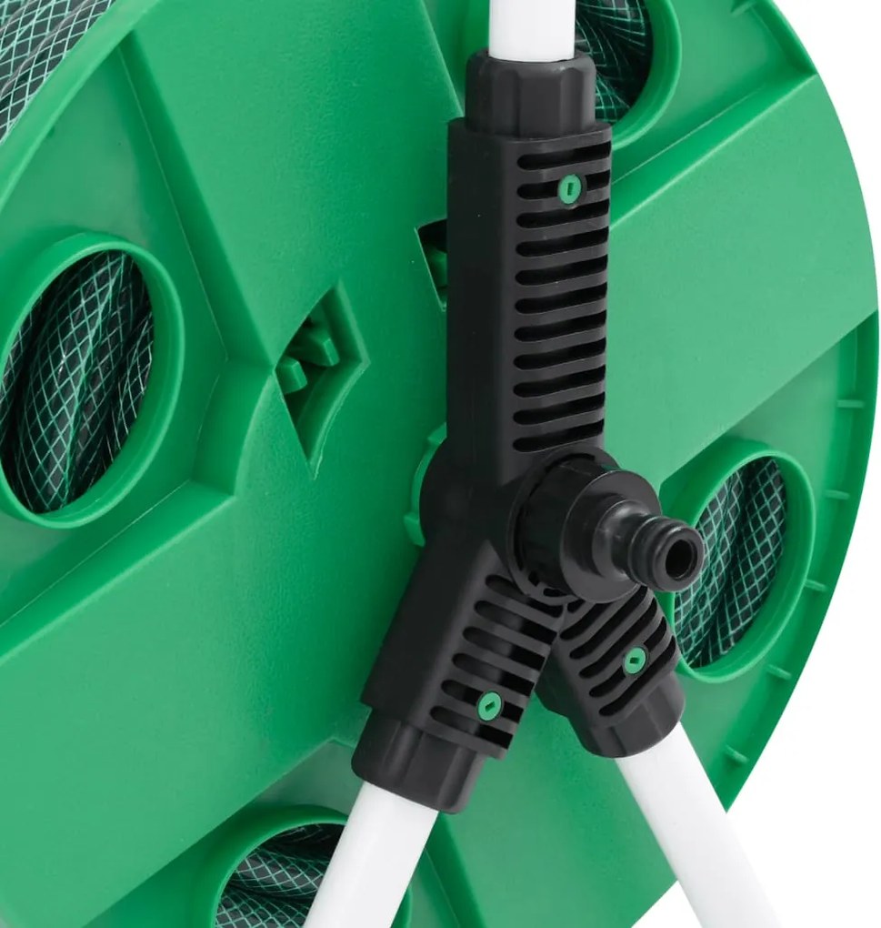 Volně stojící zelený hadicový naviják s 20m hadicí PVC 3281507