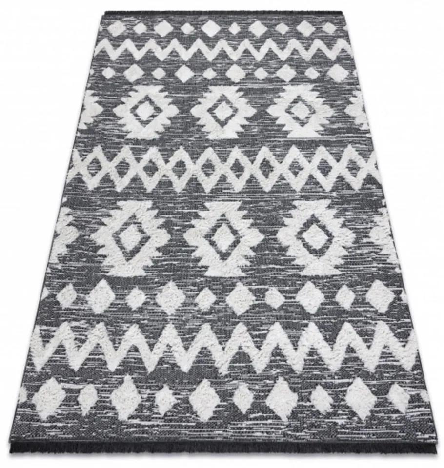 Kusový koberec Form šedý 136x190cm