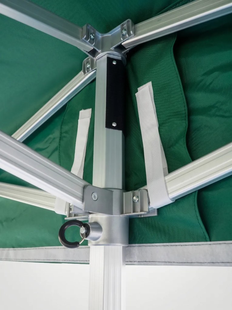 Rozkládací stan 5×5 m – hliníkový hexagon profi, Modrá