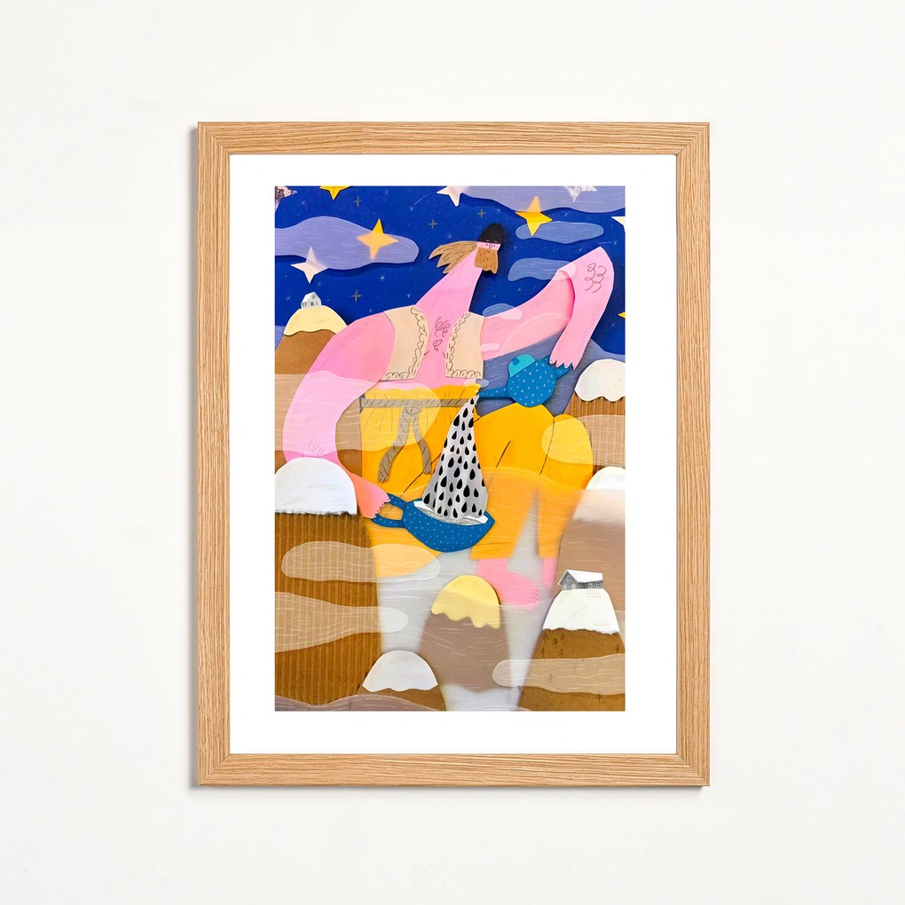 Alexandra Májová | Mountain tea Rám: Bílý, Velikost: 40 x 30 cm