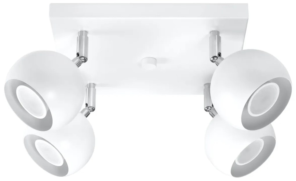 Sollux Lighting Stropní svítidlo OCULARE 4 bílé