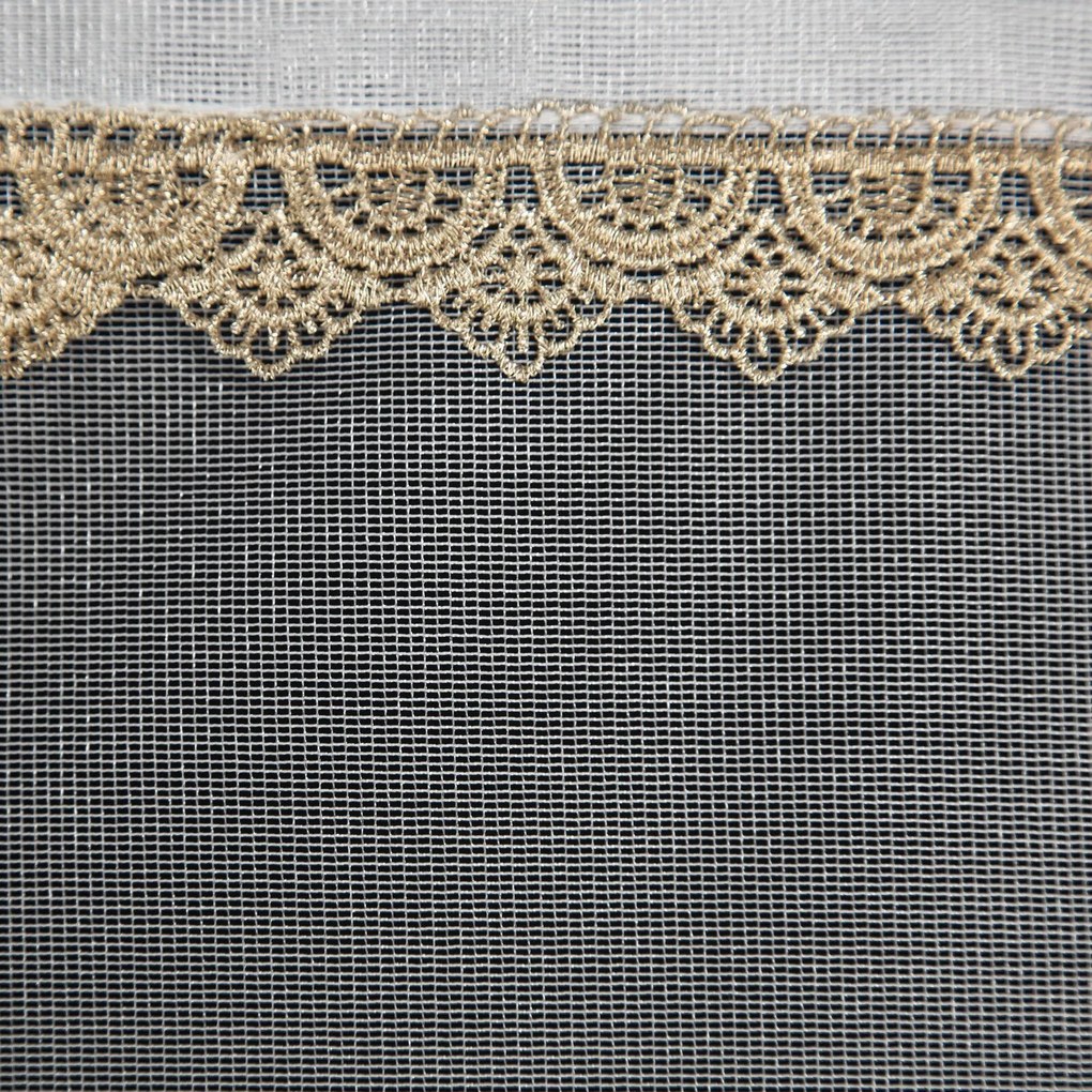 ZÁCLONA NA KROUŽCÍCH MERIL 300 CM X 250 CM CM BÍLÁ