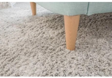 Kusový koberec SHAGGY MICRO stříbro velikost 80x150 cm | krásné koberce cz