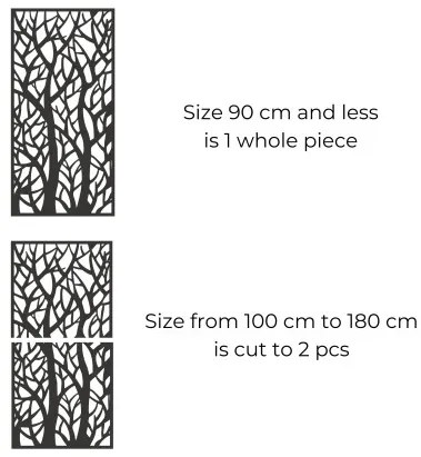 Nástěnná malba - Dekorativní panel Siluety lesa I SENTOP PR0184