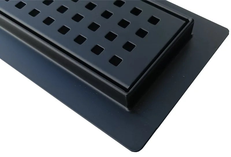 BPS-koupelny Sprchový odtokový žlab DL01 QUBE G3 HYD-2682 80 cm, černý