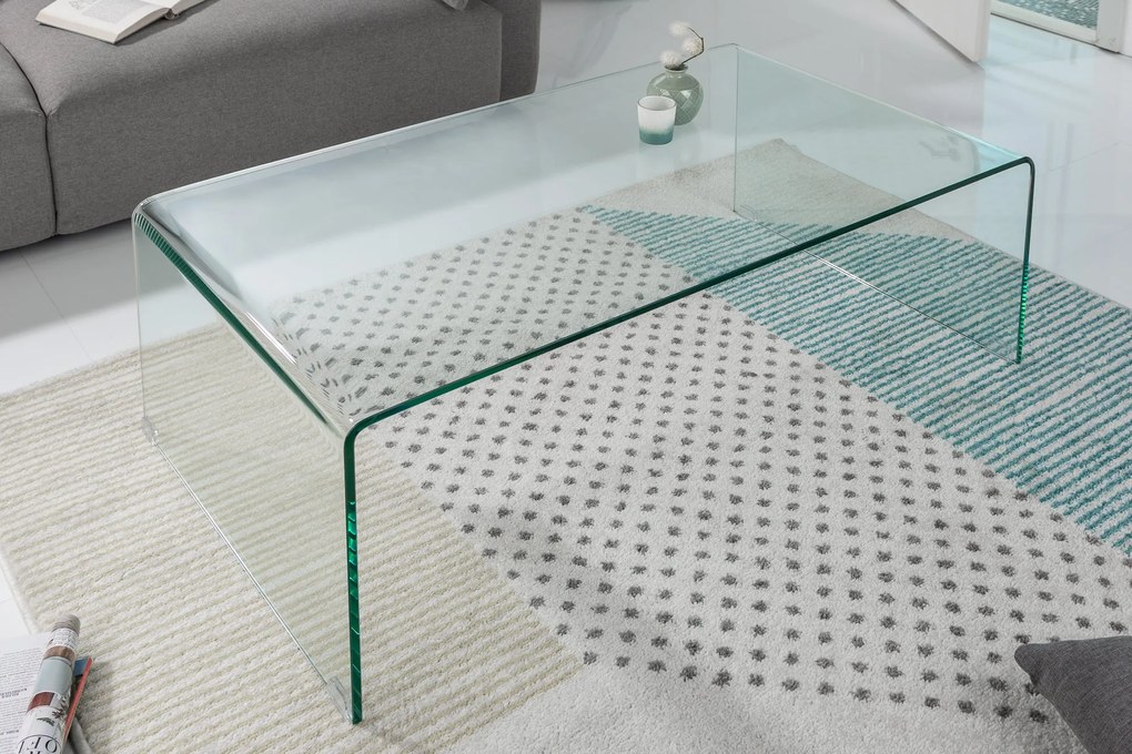 Konferenční stolek Fantome 110cm sklo