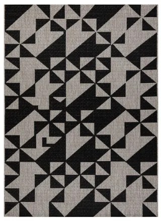 KOBEREC SIZAL FLOORLUX 20489 stříbrný / Černá TROJÚHELNÍK