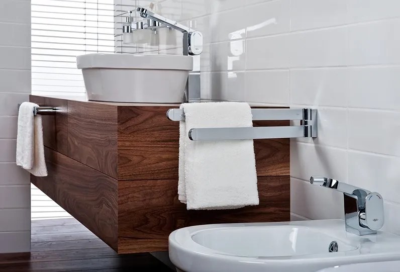 BISK Erga Futura, toaletní WC kartáč, chromový, ERG-02986