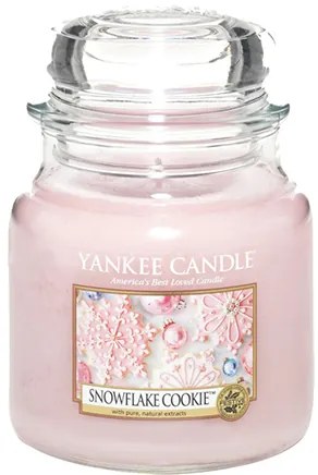 Yankee Candle vonná svíčka Snowflake Cookie Classic střední