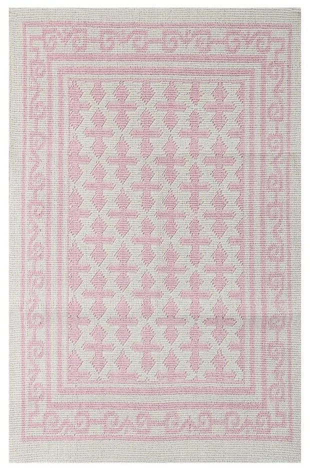 Světle růžový koberec Jamila, 140 x 200 cm