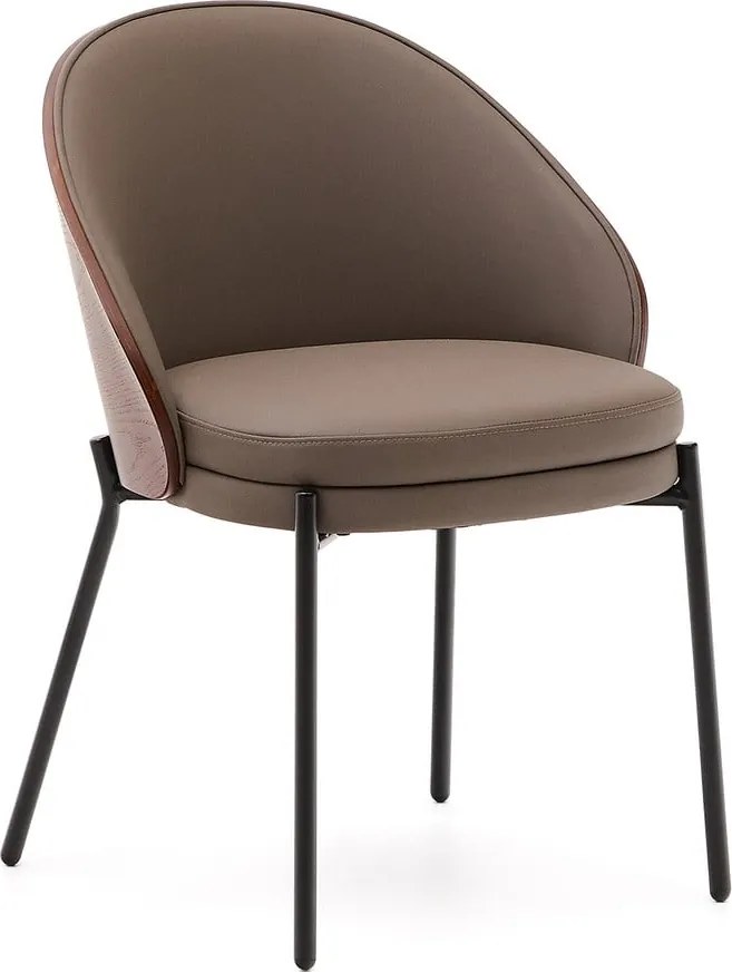 Hnědá jídelní židle Eamy – Kave Home
