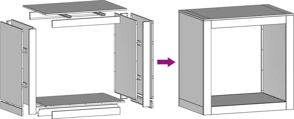 vidaXL Stojan na palivové dřevo bílý 60 x 40 x 60 cm ocel [851009] Barva: Ocel/Bílý