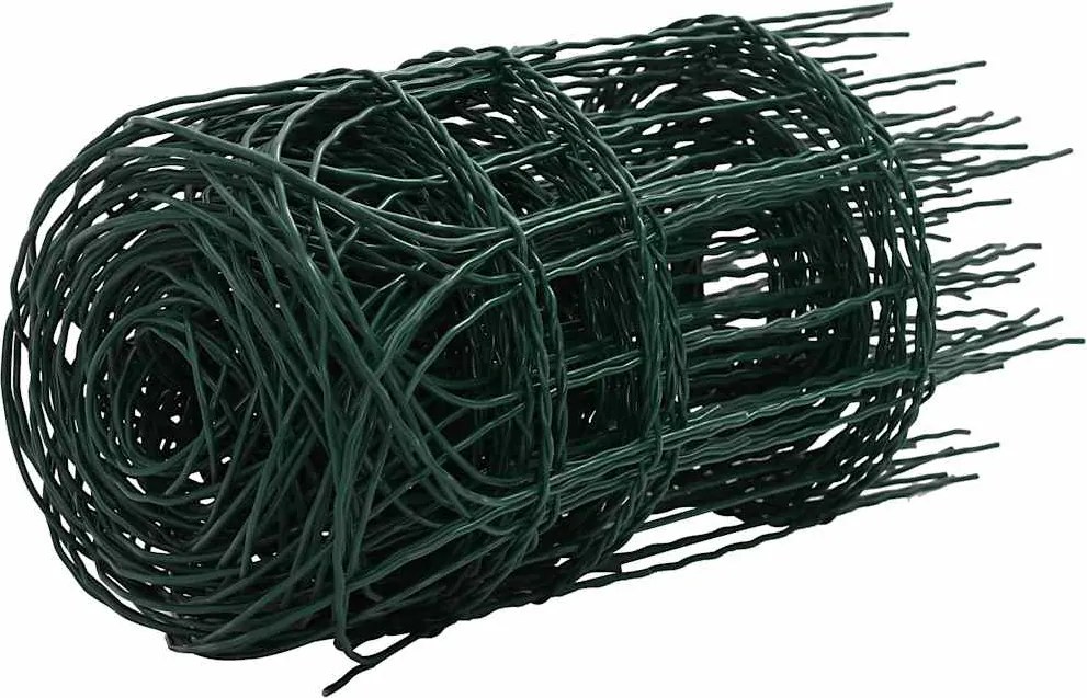 Zahradní plot práškované železo 25 x 0,4 m 141072