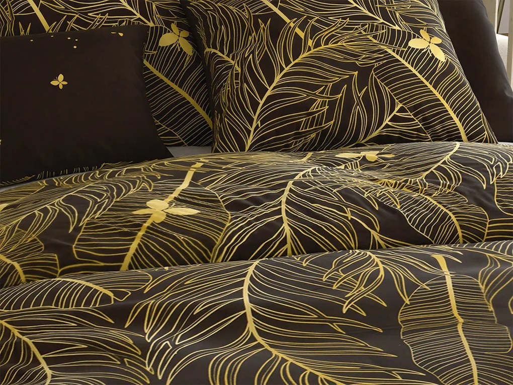 Povlečení z mikrovlákna VISATA černé Rozměr povlečení: 70 x 90 cm | 140 x 220 cm