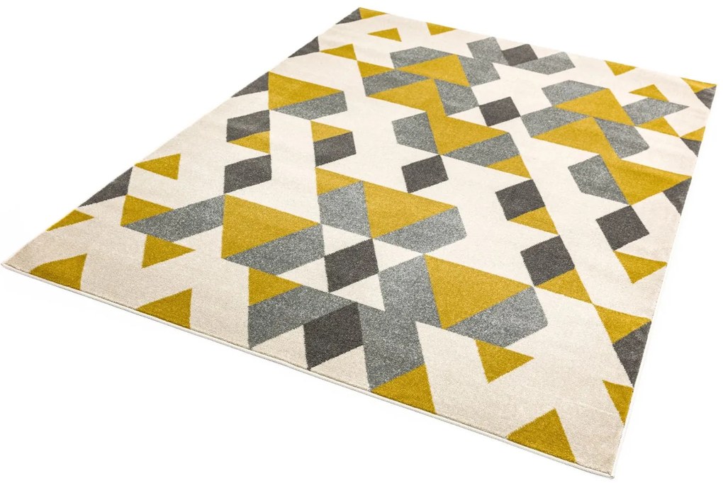 Žlutý koberec Dickinson Pyramid Mustard Rozměry: 200x290 cm
