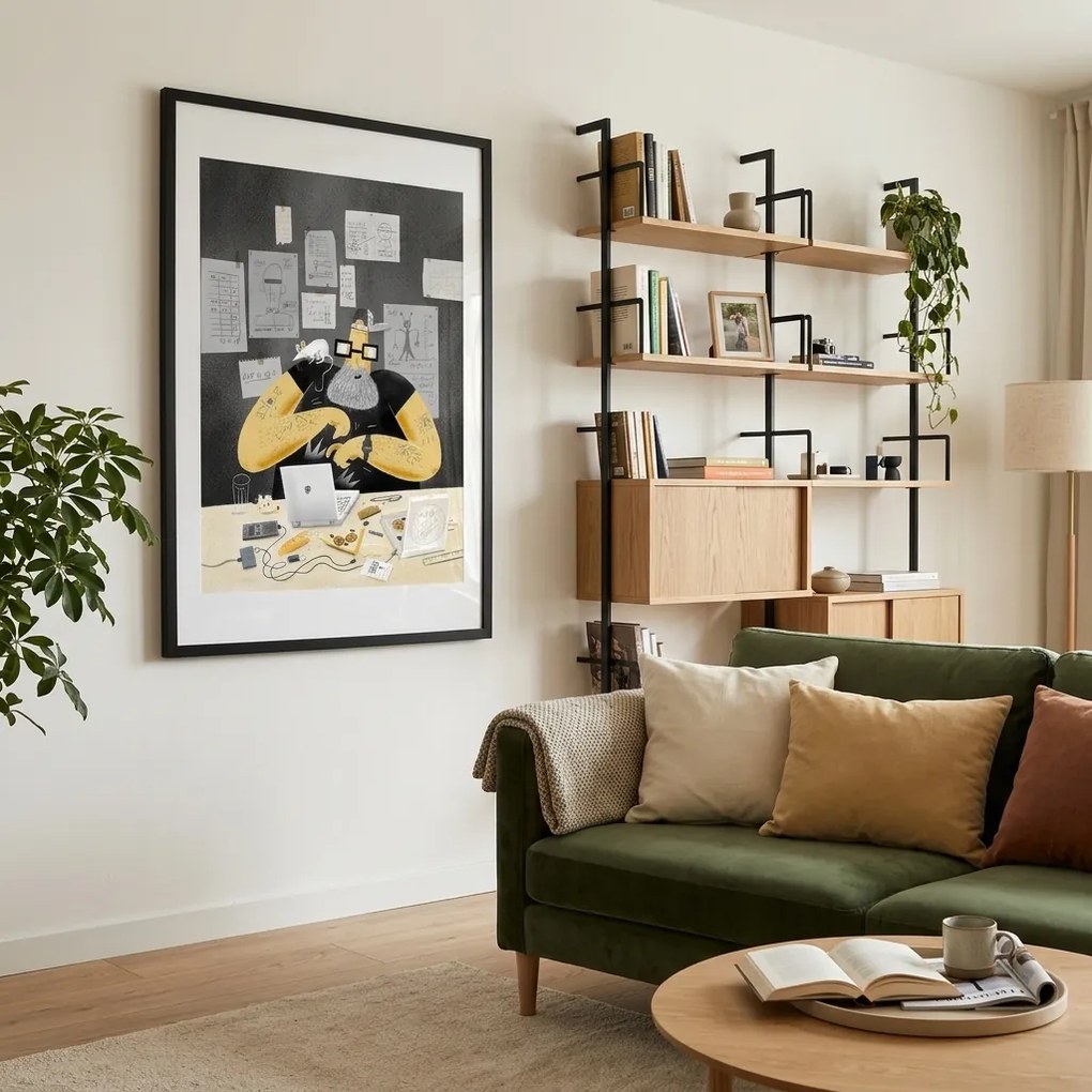 Milan Starý | Ajťák Rám: Bez rámu, Velikost: 70 x 50 cm
