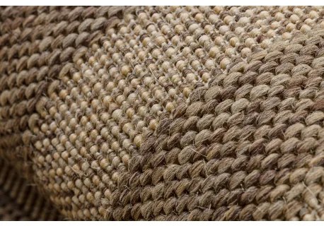 Dywany Luszczow Kusový koberec SIZAL FLOORLUX 20645 káva / přírodní Rozměr koberce: 60 x 110 cm