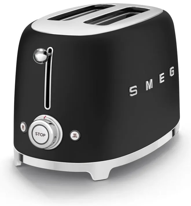 Matně černý topinkovač Retro Style – SMEG