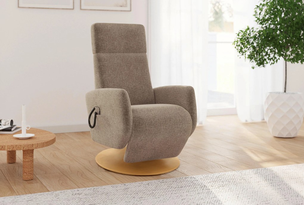 XXXLutz RELAXAČNÍ KŘESLO, textil, světle hnědá Sit & More - Online Only křesla & taburety - 0001440161J3