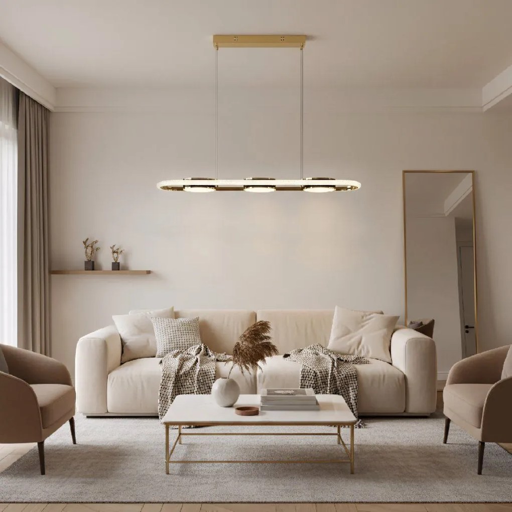 Toolight Rea, Stropní svítidlo G135-CP GOLD, OSW-02611